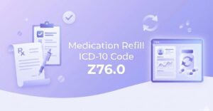 Medication Refill ICD 10 Code Z76.0